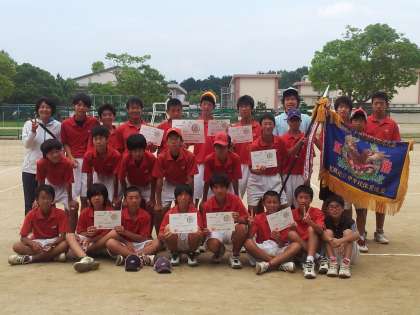 松阪地区中学校総合体育大会ソフトテニスの部 その1 | 松阪市立中部中学校